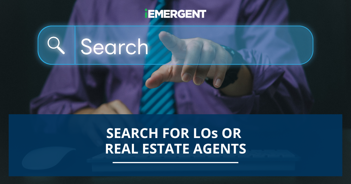 How to Search for Specific LO or Real Estate Agent in Mortgage ...